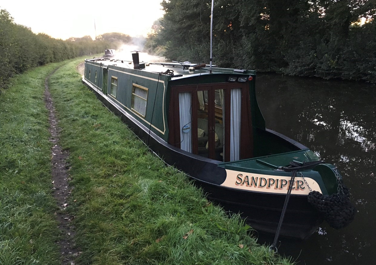 Narrow boat Sandpiper share for sale